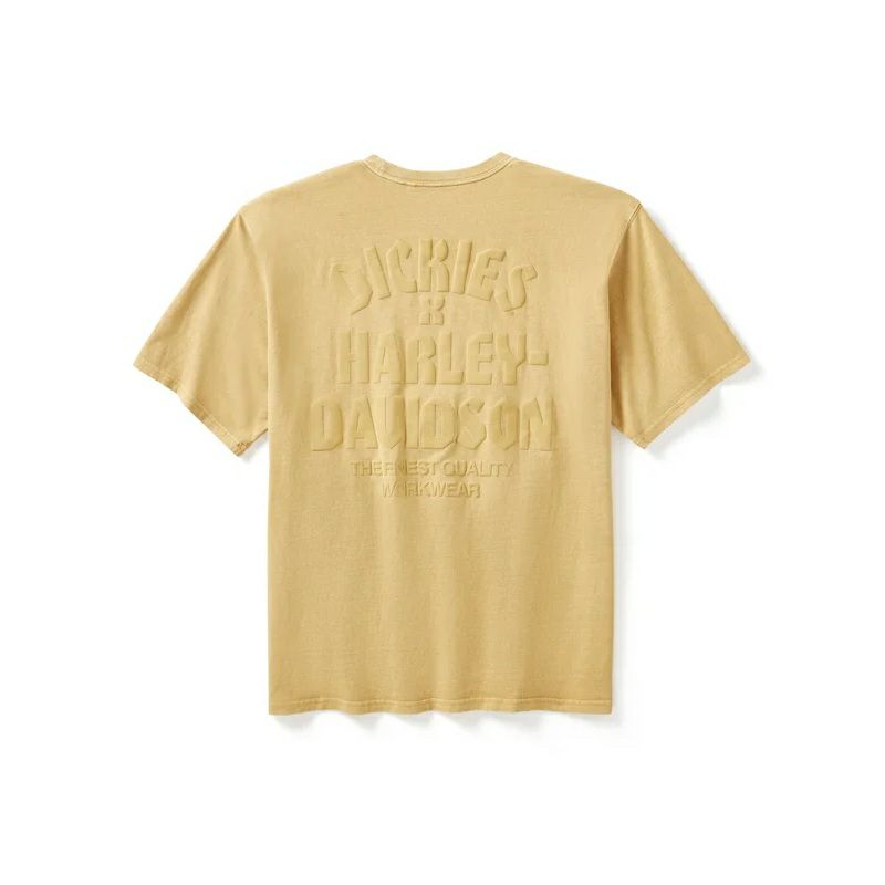 HARLEY-DAVIDSON 純正（ハーレーダビッドソン）メンズ Dickies x H-D ヘビーウェイトピグメントダイショートスリーブT ...
